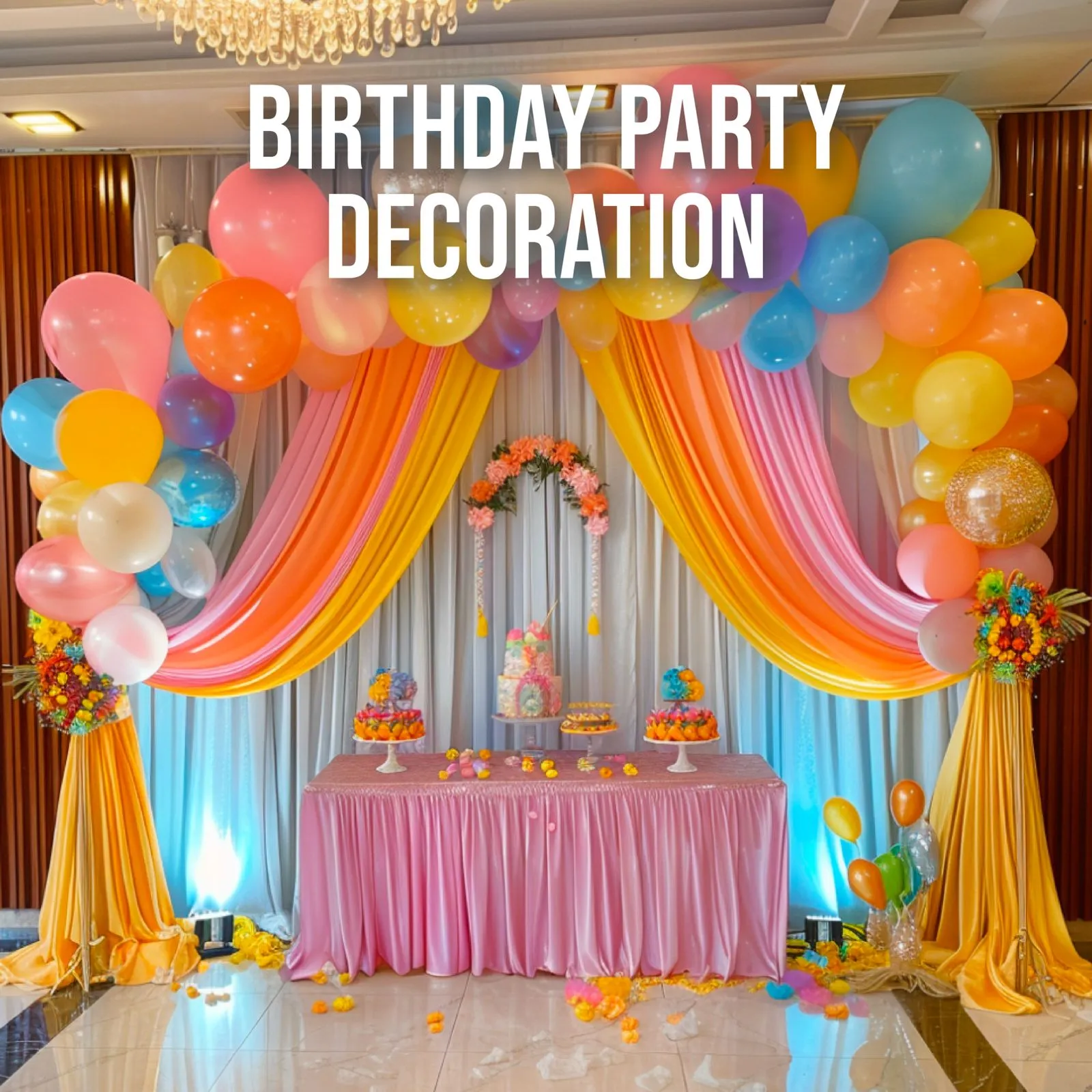 A Gorgeous Candy Birthday Decoration Surprise!