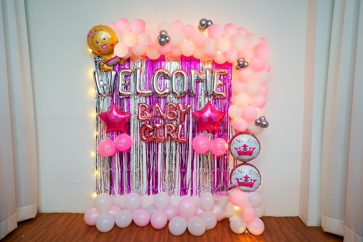 Pink Theme Welcome Baby